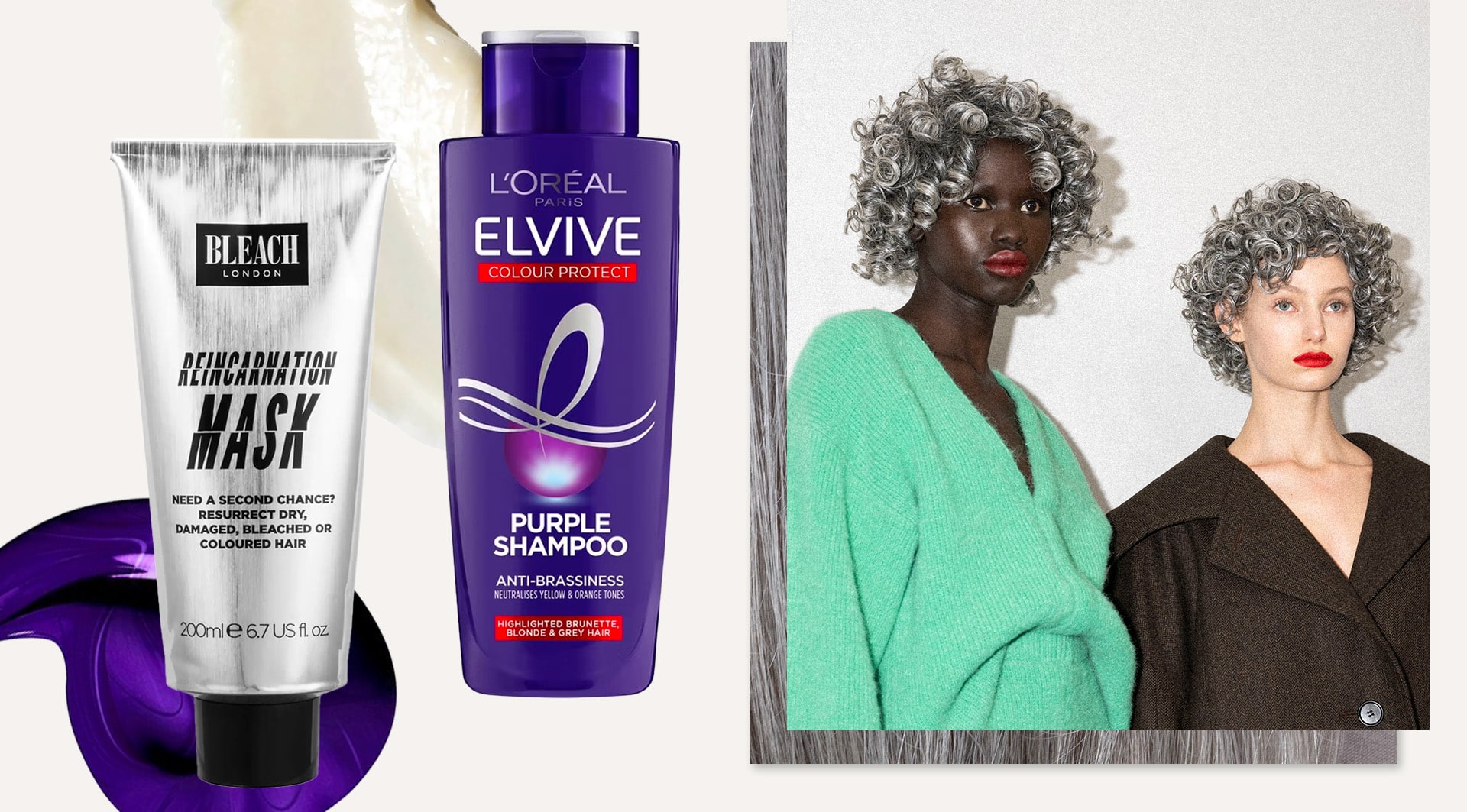 Grey glamour. How to care for grey hair so it looks glossy and gorgeous ...