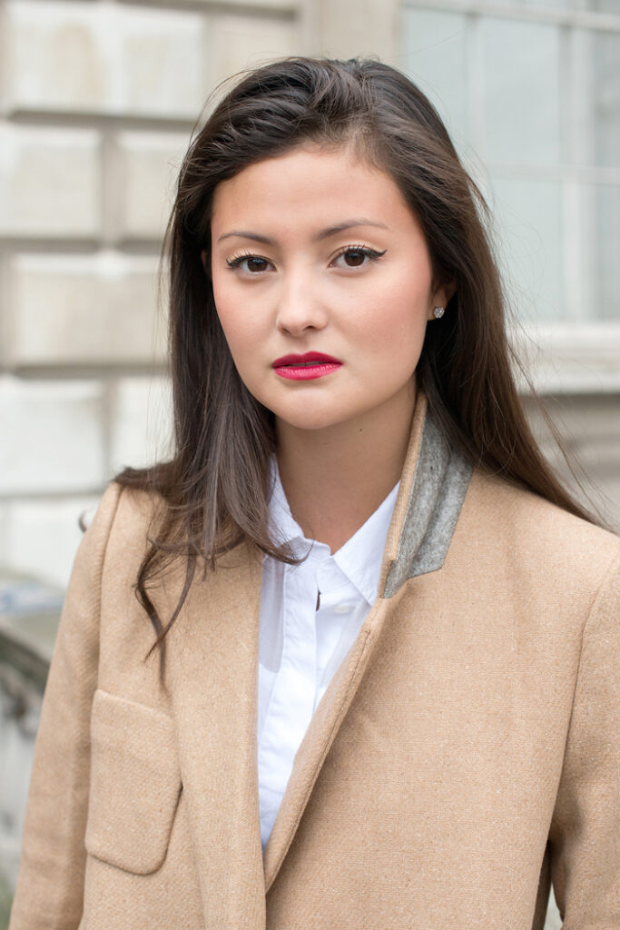 The Look on the Street: Peony Lim and Anouk Bos at London Fashion Week ...